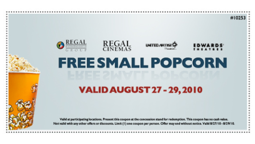 Free popcorn coupon! - Coupons and Freebies Mom