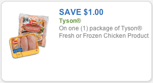 $1.00 Off Tyson Chicken Coupon! - Coupons and Freebies Mom
