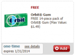 FREE Orbit Gum at Safeway Stores! - Coupons and Freebies Mom