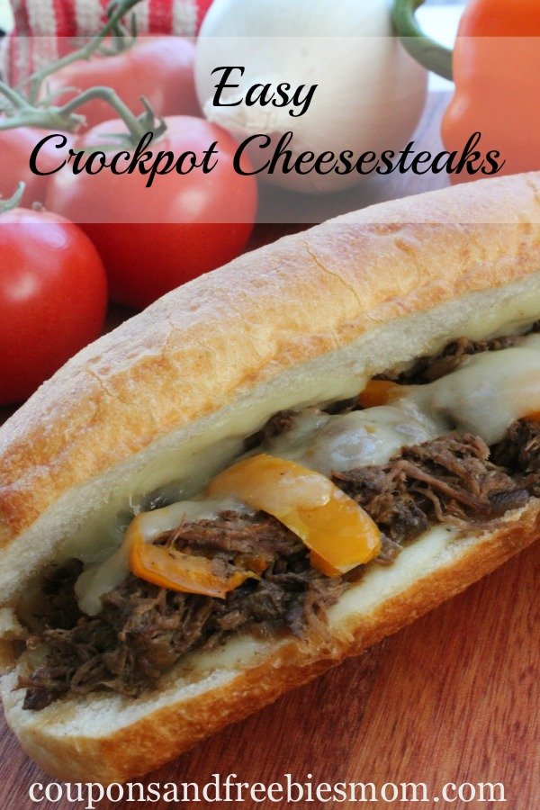 Easy Crockpot Cheesesteaks - Coupons and Freebies Mom