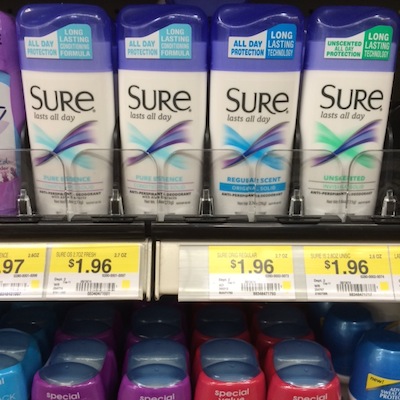 Sure-Deodorant-Walmart - Coupons and Freebies Mom