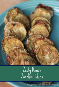 Zesty Ranch Zucchini Chips - Coupons and Freebies Mom