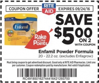 Enfamil Baby Formula Tubs Only $12.79 at Rite Aid! - Coupons and ...