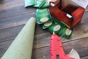 Tea Bag Christmas Tree Craft - Coupons and Freebies Mom
