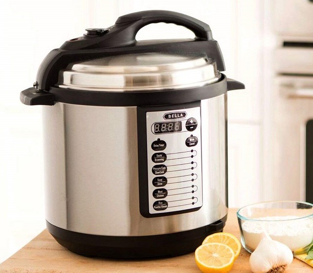 BELLA 6 Qt 10-In-1 Programmable Pressure Cooker $29.99 - Coupons and ...