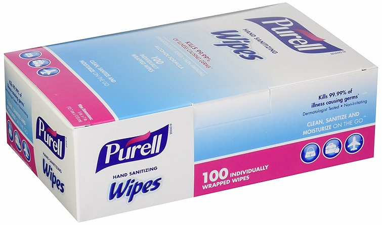 100 Individually Wrapped Purell Sanitizing Hand Wipes $4.37 - Coupons ...