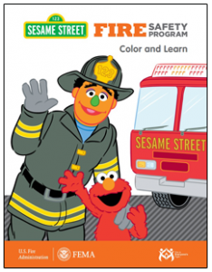 Free Sesame Street Fire Safety Station Color and Learn Booklet ...
