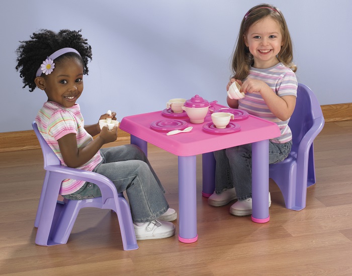 Toddler Tea Party Set With Table and Chairs $14.98 - Coupons and ...