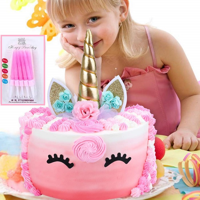 Unicorn Birthday Cake Topper Kit $3.99 After Coupon Code - Coupons and ...