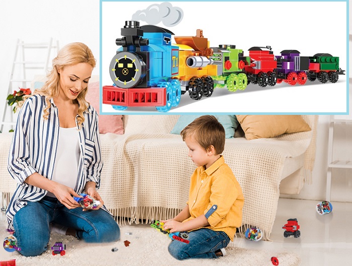 Mini Building Blocks Train Set $9.66 After Coupon Code - Coupons and ...