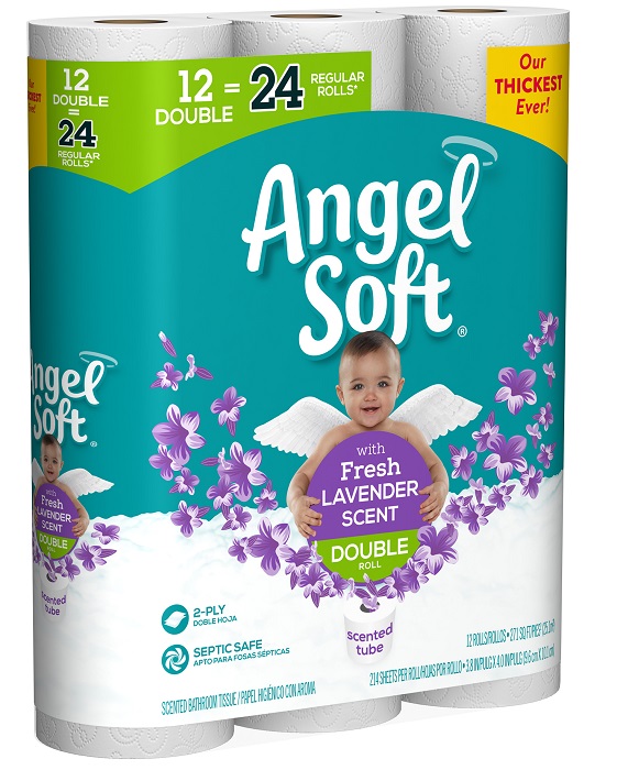 Angel Soft Lavender Scented Toilet Paper $5.97 at Walmart.com - Coupons ...