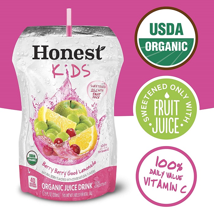 32ct. HONEST Kids Organic Berry Berry Good Lemonade - Coupons and ...