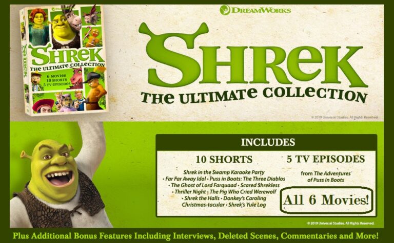 Shrek: The Ultimate Collection [Blu-ray + Digital] - Coupons and ...