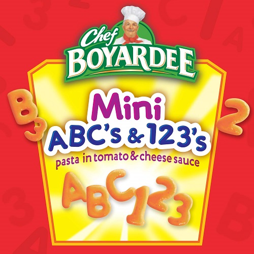 Chef Boyardee Mini ABC's and 123's with Meatballs - Coupons and ...