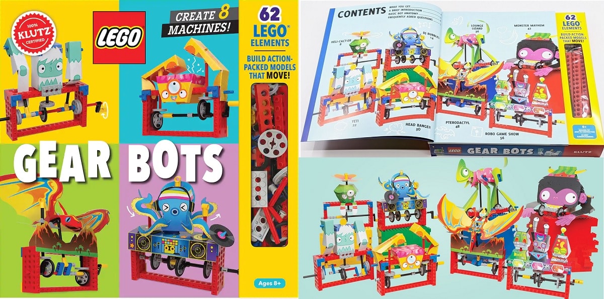 Klutz Lego Gear Bots Science/STEM Activity Kit - Coupons and Freebies Mom